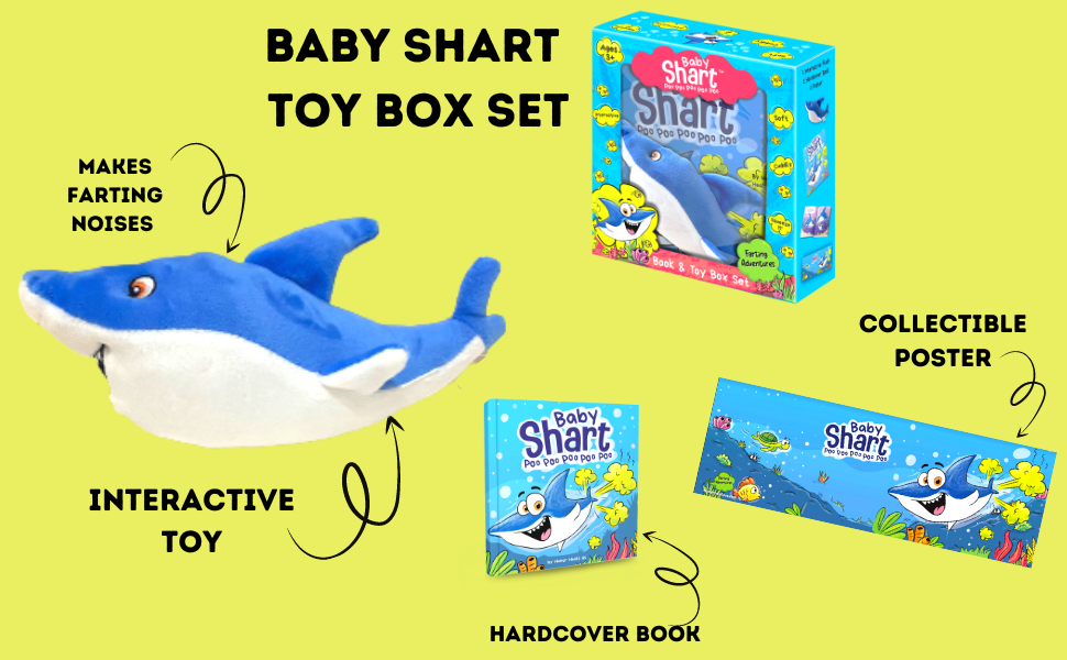 Baby Shart Interactive Toy Book Gift Box Set – Humor Heals Us