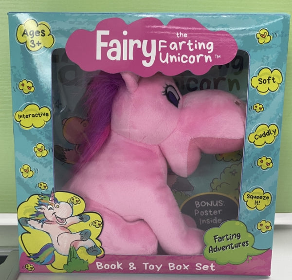 Fairy the Farting Unicorn Interactive Toy Book Gift Box Set – Humor ...