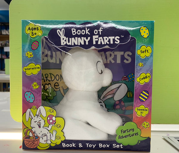 Book of Bunny Farts Interactive Toy and Book Box Set – Humor Heals Us