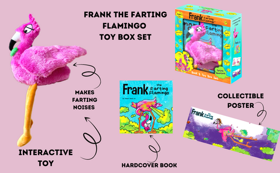 Frank the Farting Flamingo Interactive Toy Book Gift Box Set – Humor ...
